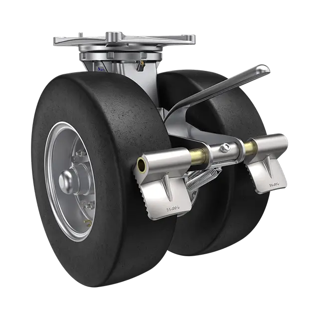 Dual Pneumatic Caster Wheels | 8"–16" - Heavy Duty 2,000 lbs